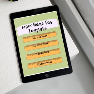 Student Name Tags for Desk, Student Desk Name Tags, Desk Name Tag for ...