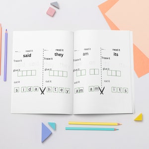 200 Sight Word Letters, Sight Words for Kids, Sight Words Kip, Sight ...