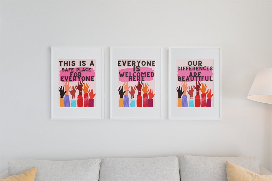 20 Diversity Posters Equality Posters Inclusion Posters - Etsy