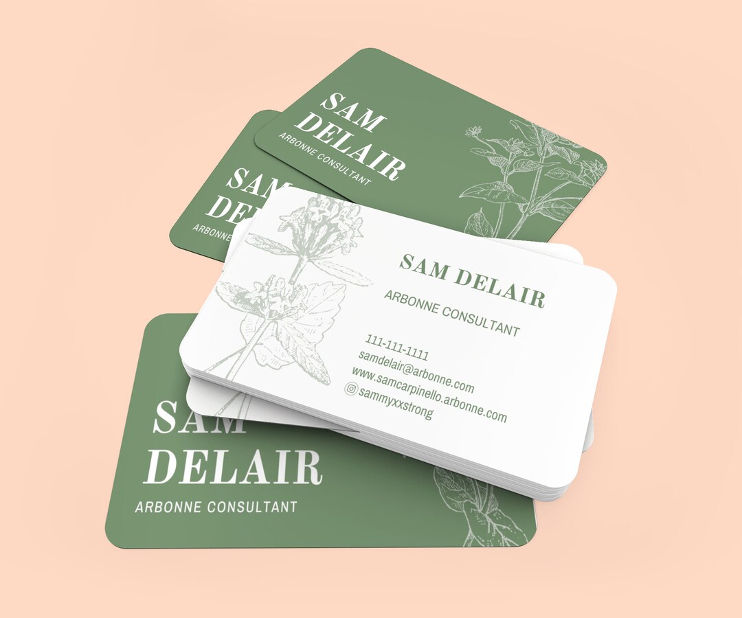 Editable Business Card Template, Network Marketing Business Cards ...