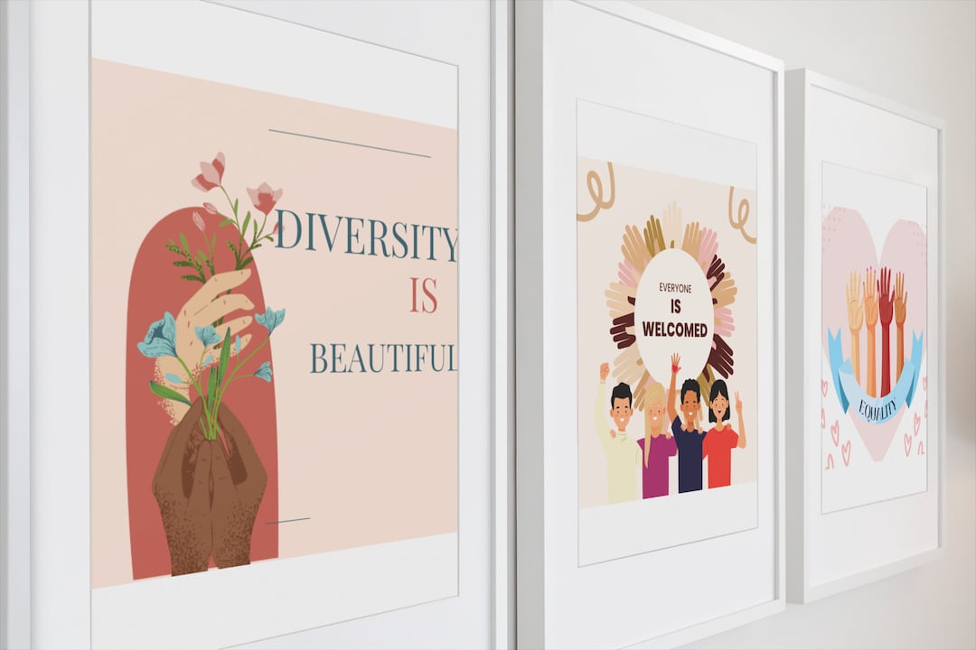 Classroom Posters, Kids School Poster With People, Multicultural ...
