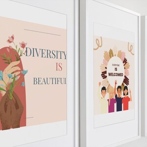 Classroom Posters, Kids School Poster With People, Multicultural ...