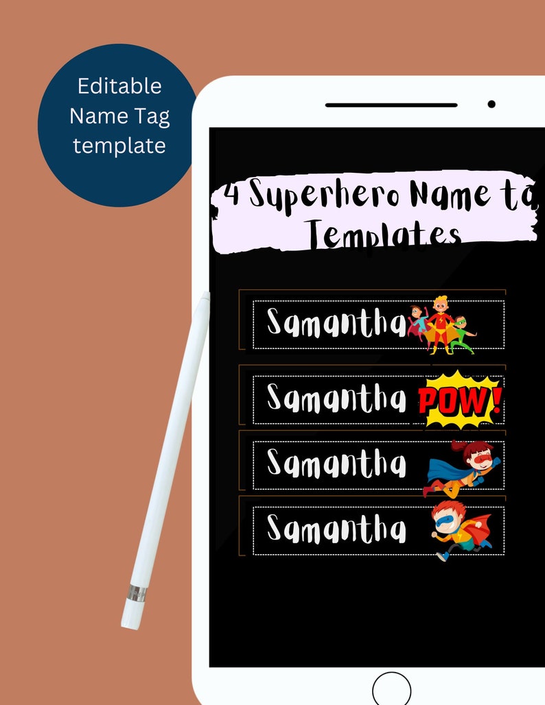 Super Hero Classroom Theme, Super Hero Birthday, Super Hero Name Tag ...