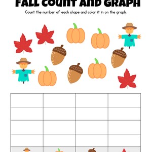Fall Math Activities, 20 Worksheets, First Grade Math Worksheets, Home ...
