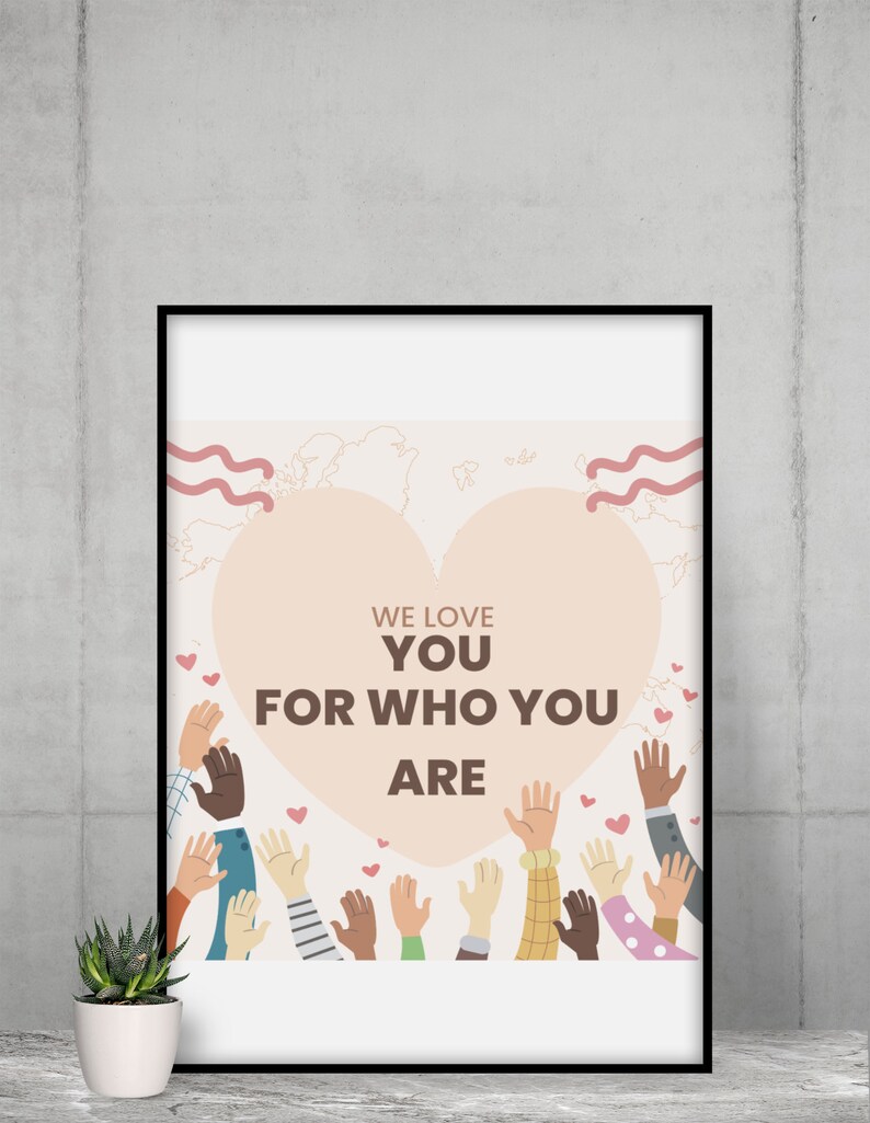 Classroom Posters, Kids School Poster With People, Multicultural ...