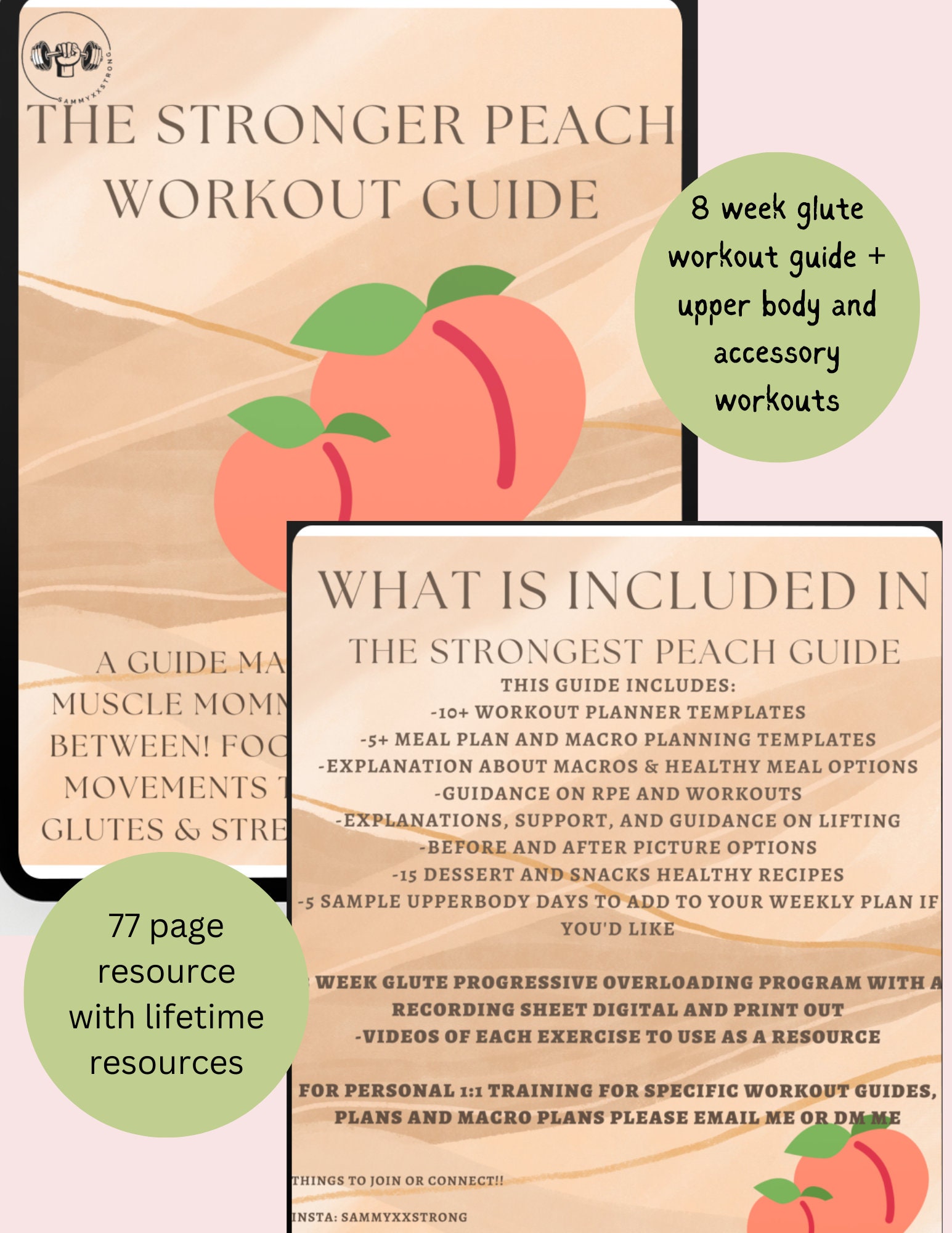 8 Week Glute Guide, Workout Plan, Gym Workouts, Booty Workout, Workout to Burn, Women’s Workout ...