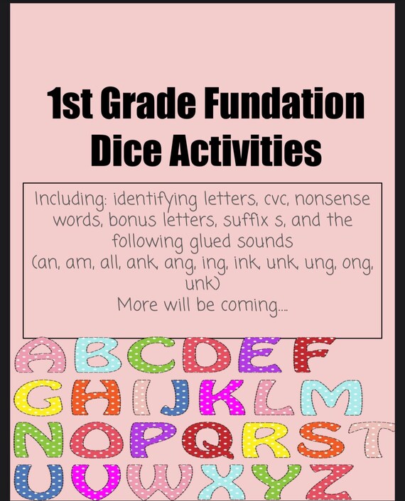 1st Grade Sight Words Sight Word Game Fundations Unit 1-7 - Etsy