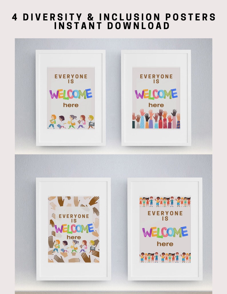 Diversity Poster, Inclusion Poster, Diversity Billboard, Diversity ...