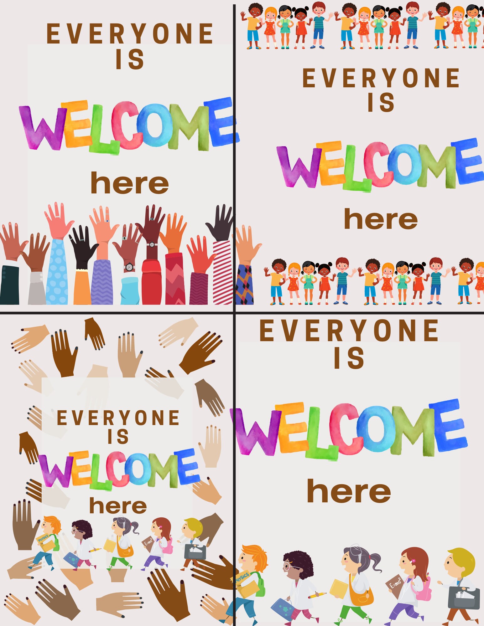 Diversity Poster, Inclusion Poster, Diversity Billboard, Diversity ...