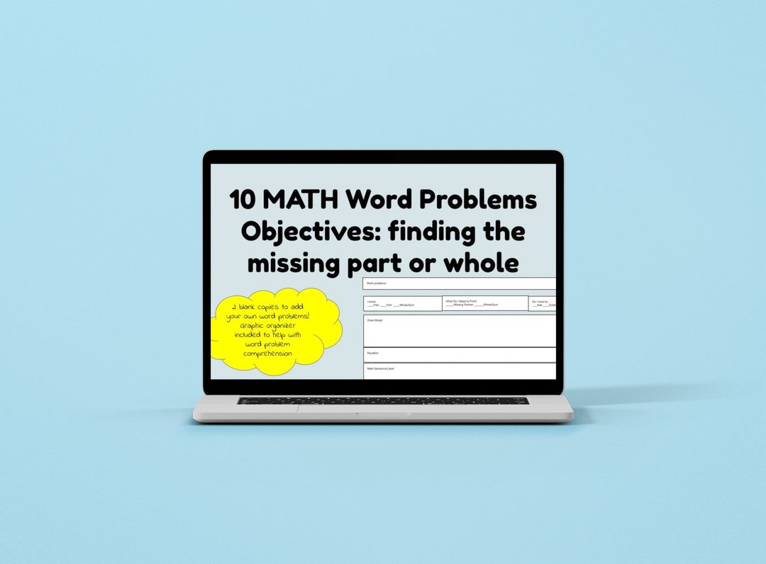 Math Word Problem Math Word Problem Bundle Math Word Problems For