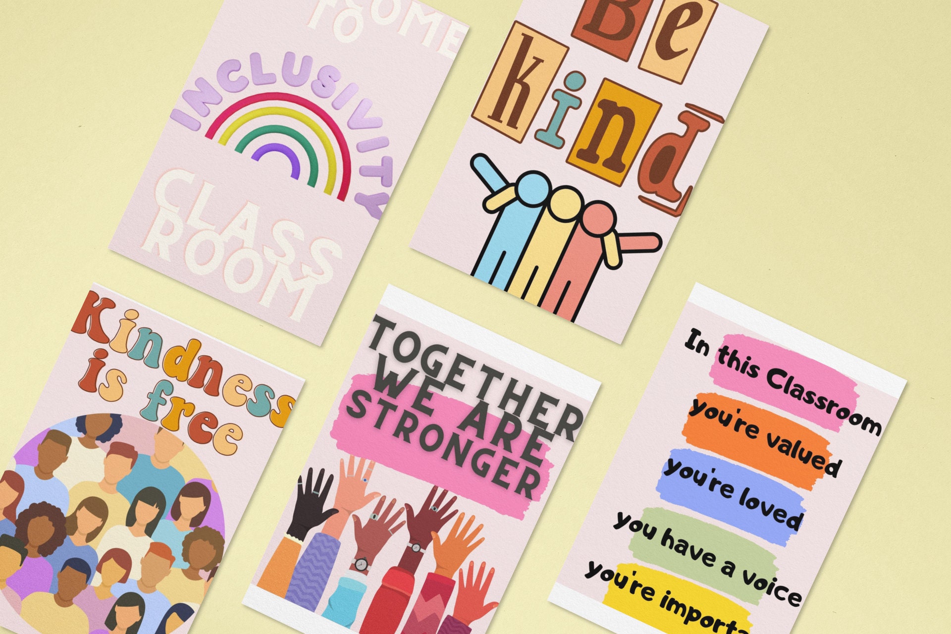 20 Diversity Posters, Equality Posters, Inclusion Posters, Classroom ...