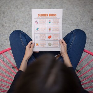 SUMMER Bingo Fun Summer Printable Bingo Game for Kids Printable Kids ...