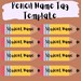 Pencil Student Name Tags, Student Desk Label Cards, Name Tags, Desk ...