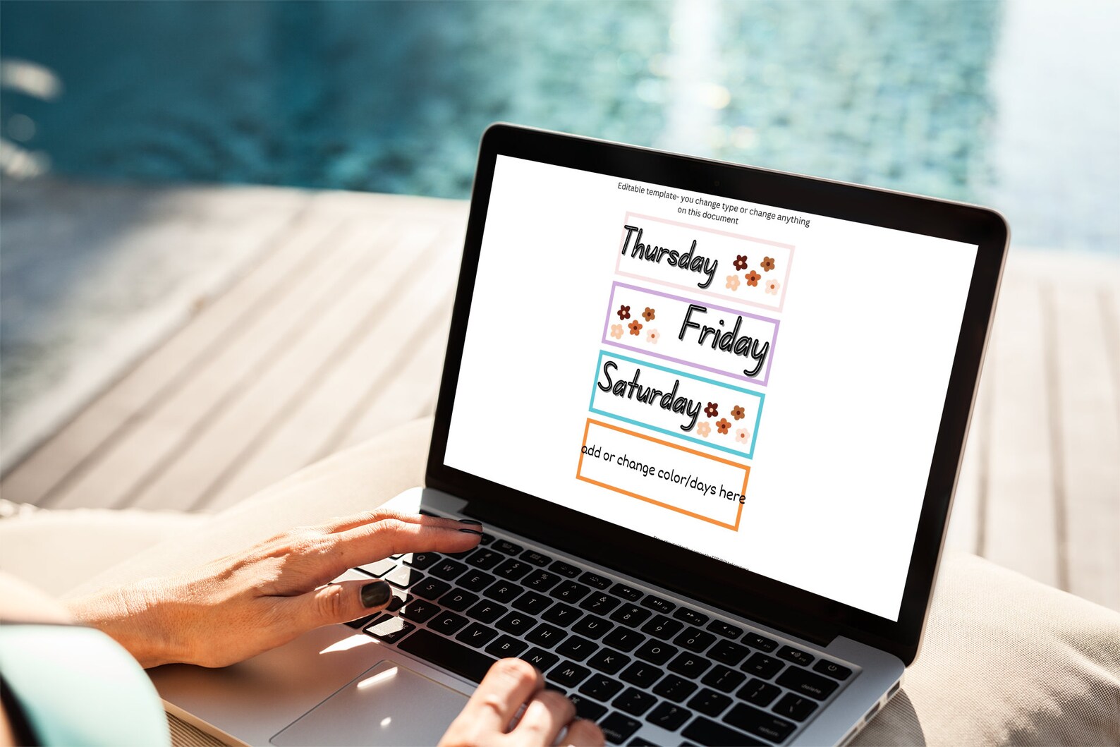 Groovy Boho Classroom Calendar, Calendar Printable Editable, Classroom ...