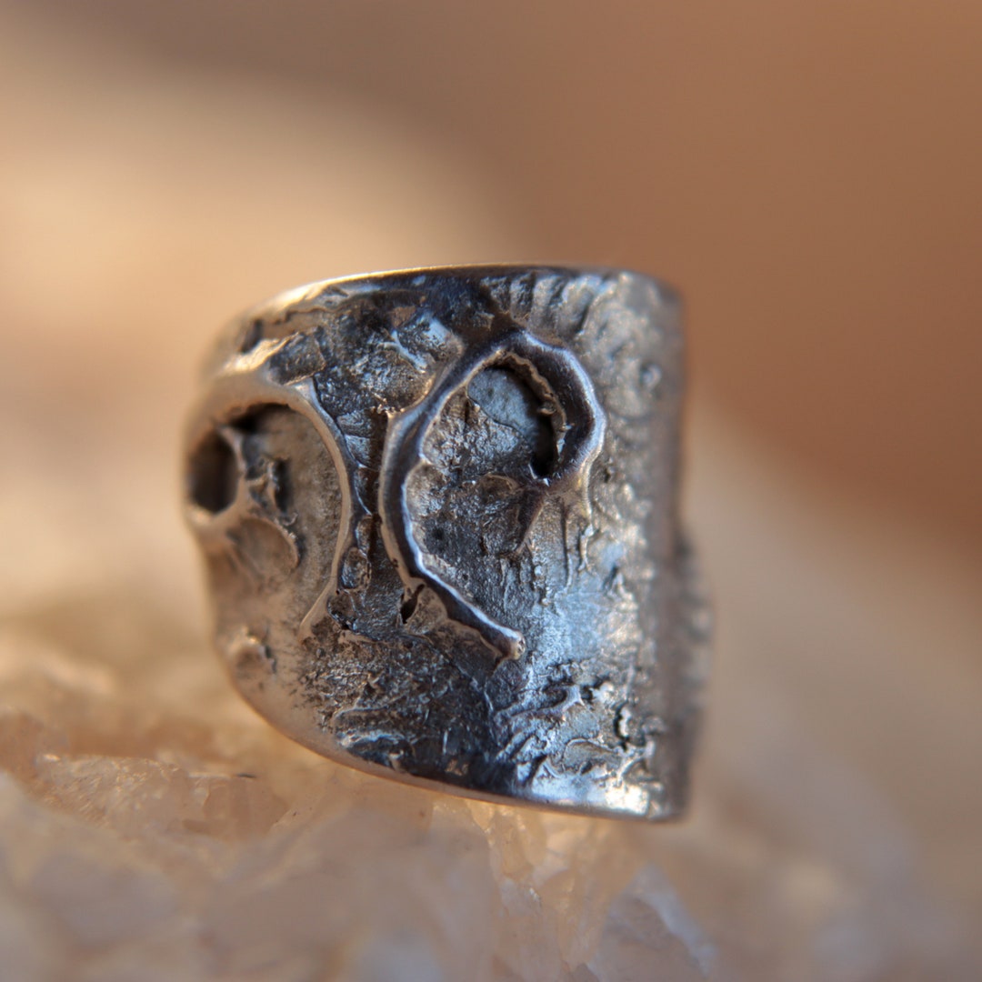 "greek Ii" Ear Cuff, a Unique Piece in 950 Palladium Silver - Etsy