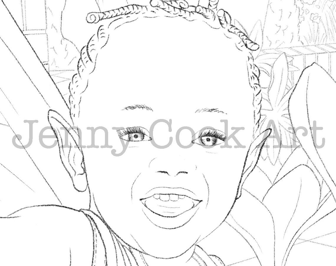 Mischief Fairy Fantasy Colouring Page Instant Printable Download - Etsy