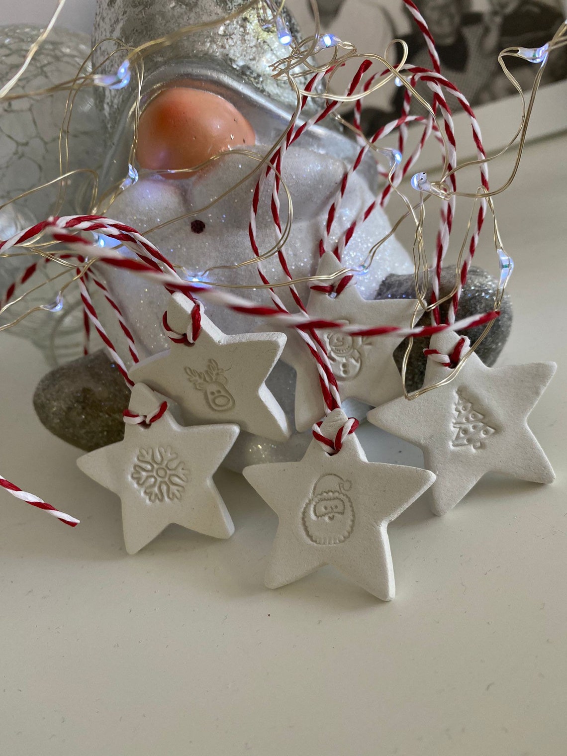 Beautiful Hand Made Clay Gift Tags / Gift Embellishments / Tree ...