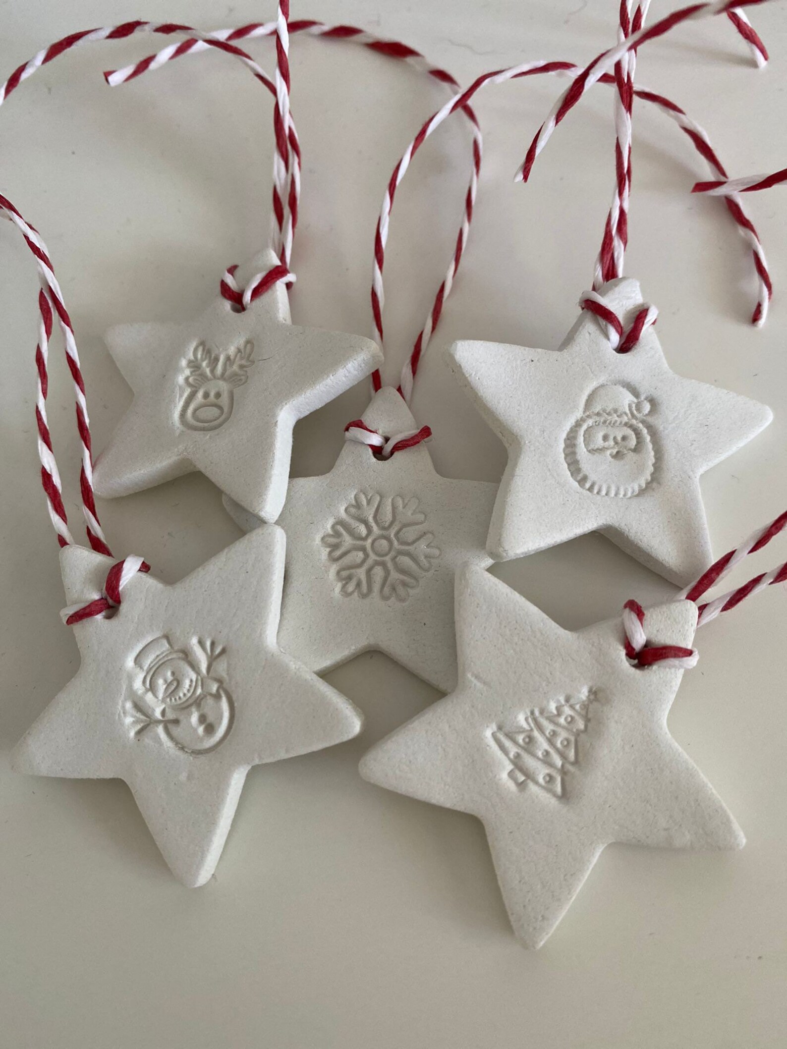 Beautiful Hand Made Clay Gift Tags / Gift Embellishments / - Etsy
