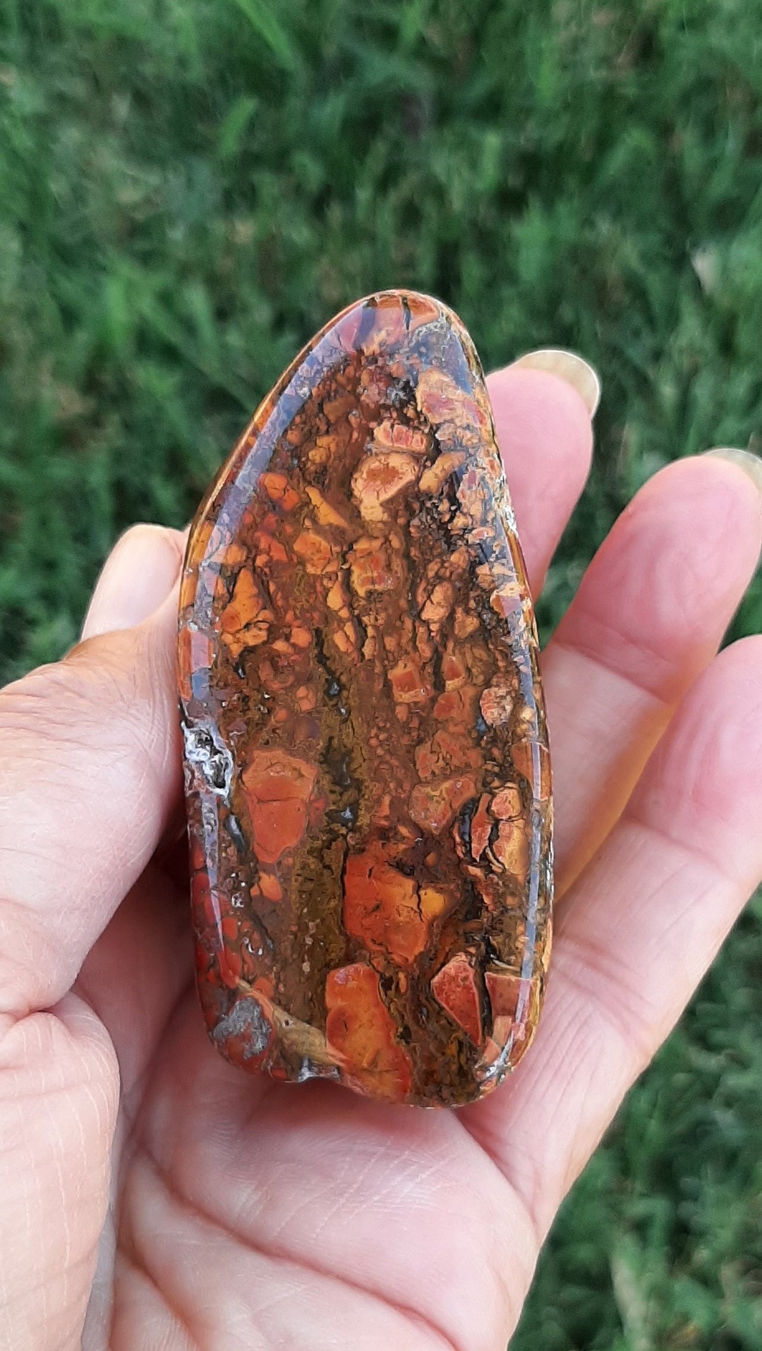 Red Brecciated Jasper Polished Brecciated Jasper Brecciated Jasper Slab ...