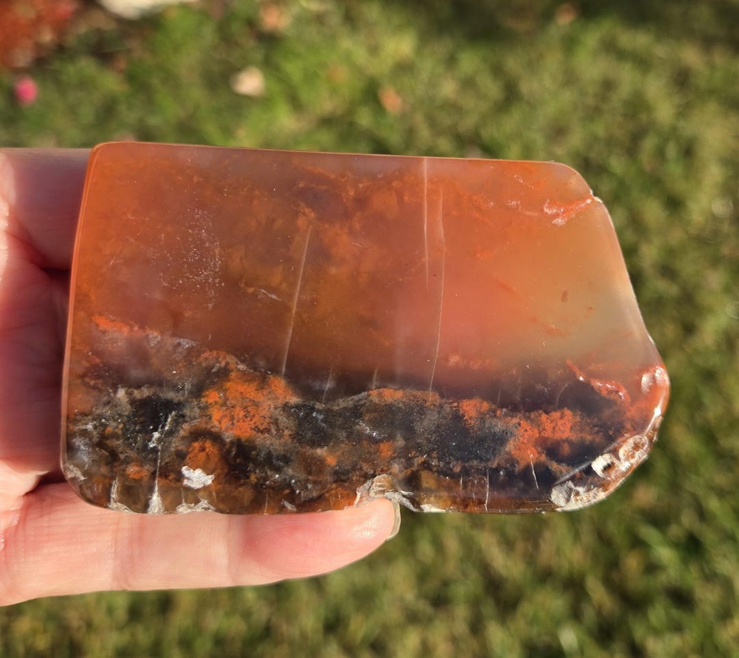 Moss Agate Polished Moss Agate Tumbled Moss Agate Red Moss Agate ...