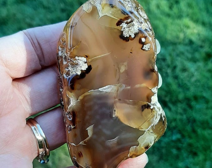 Montana Agate Polished - Polished Montana Agate Slab - Montana Agate - Polished Rock - Polished ...