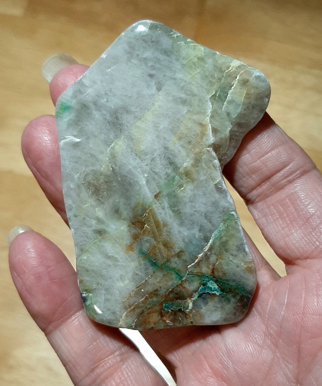 Quartz Slab Polished Quartz Slab Azurite Over Quartz - Etsy