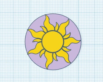 Sun Stl File - Etsy