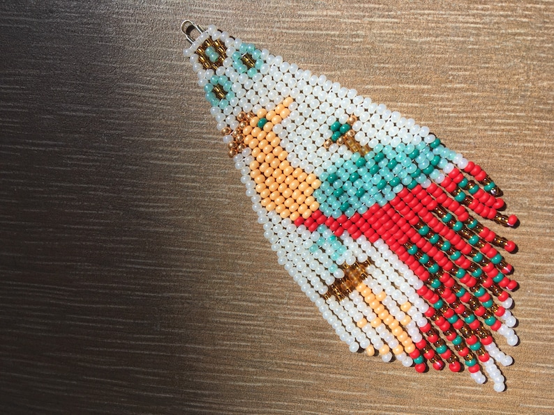 Peacock Folk Pattern PDF Digital Download Seed Bead Pattern - Etsy