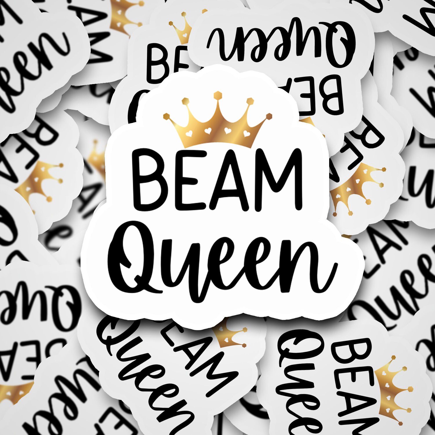 Beam Queen Gymnastics Sticker - Etsy