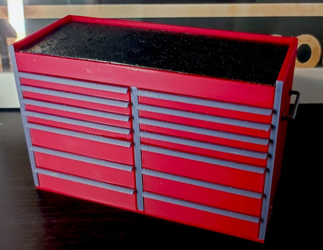 Tool Cabinet ,storage , Box for RC Scale Models 14 Drawers, 140mm X ...