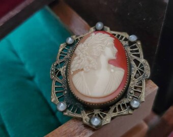 Sardonyx Shell Cameo | Etsy