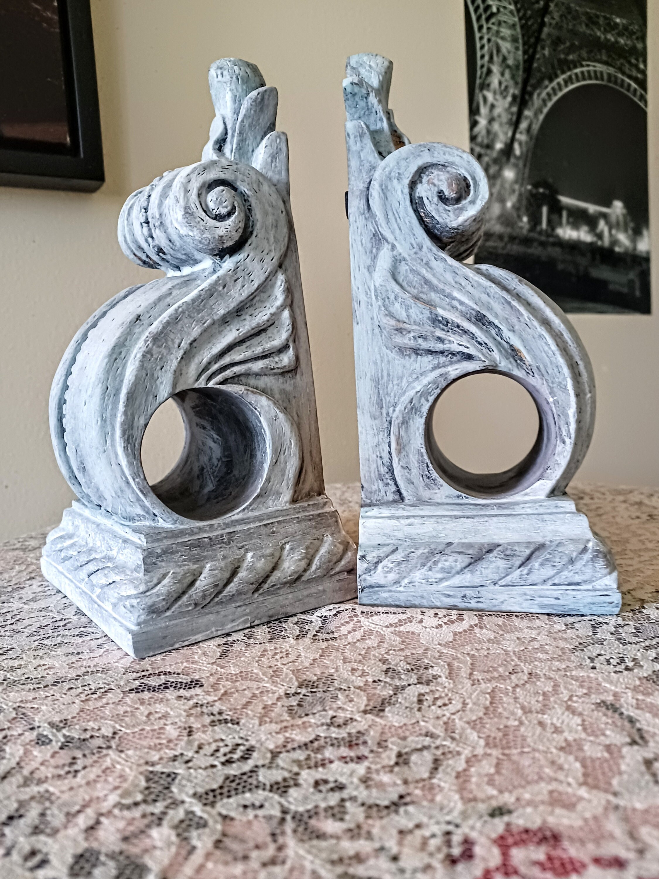 Corbels, Resin Tie Backs, Ornate Curtain Tie Backs, Corbels Tie Backs ...