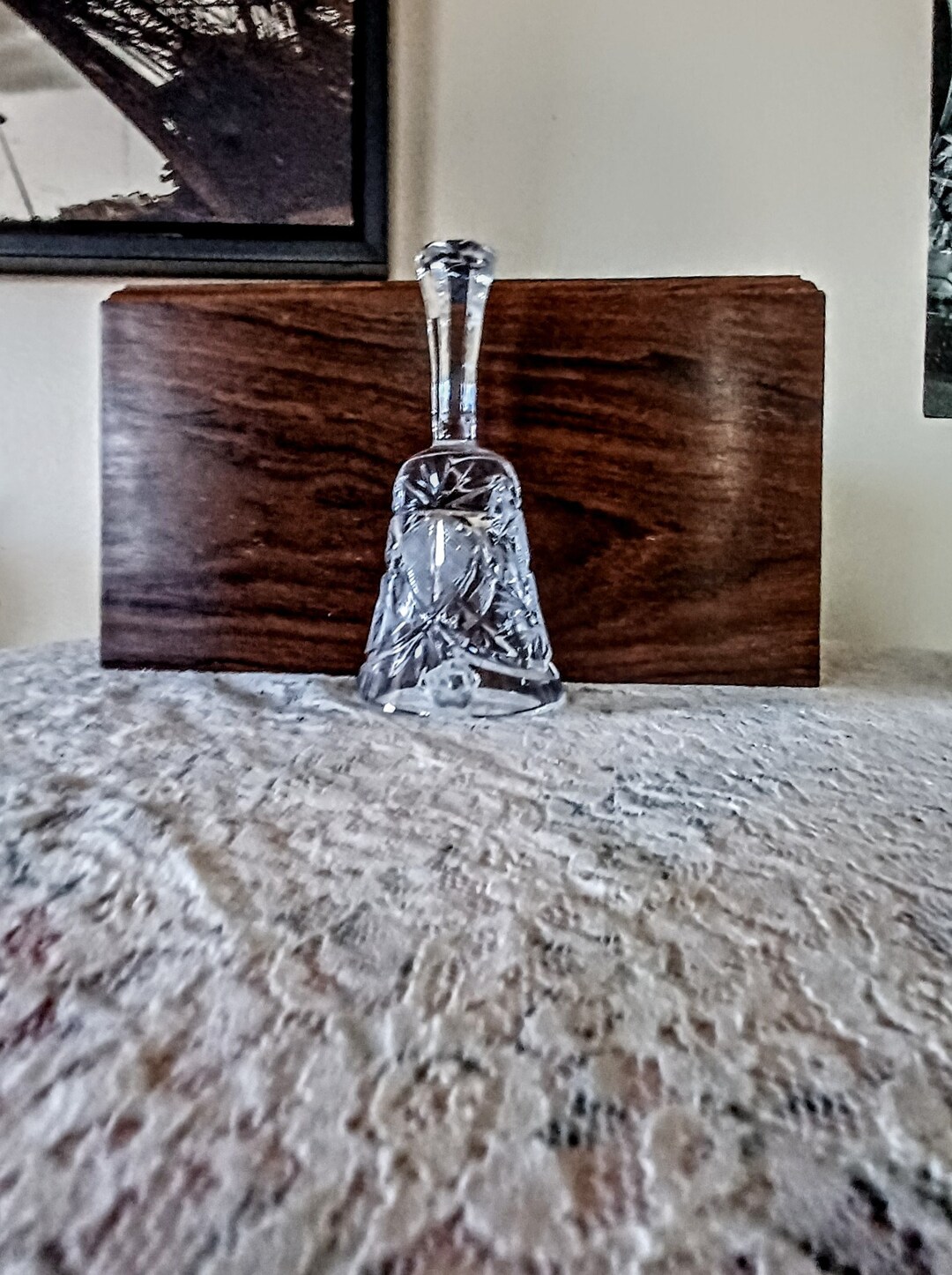 Lead Crystal Bell, 24 Lead Crystal, Dinner Bell, Collectible Crystal ...