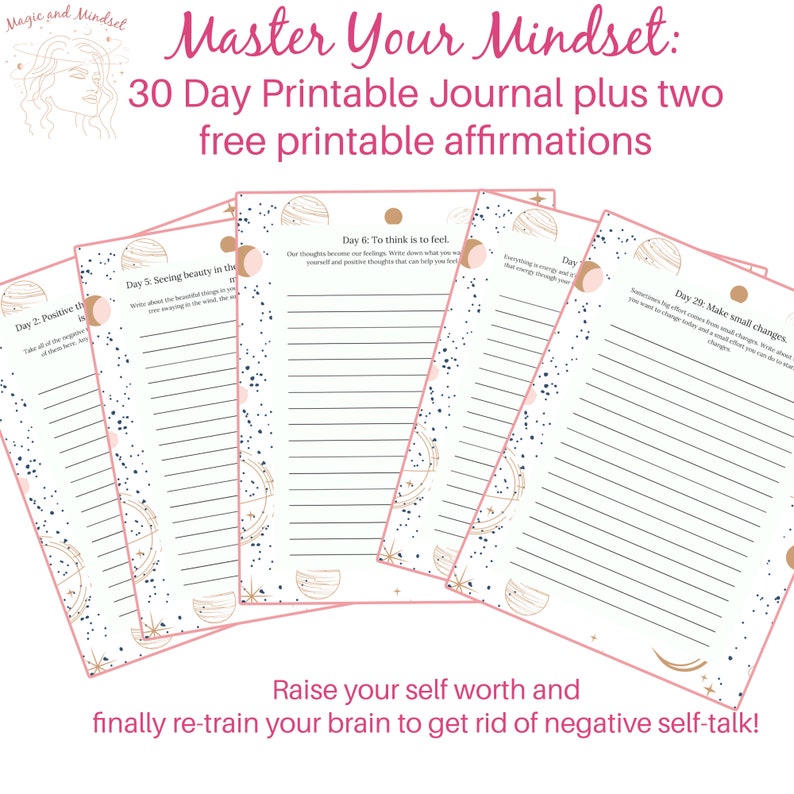 Master Your Mindset: A 30 Day Journal to Increase Your Self-love and ...