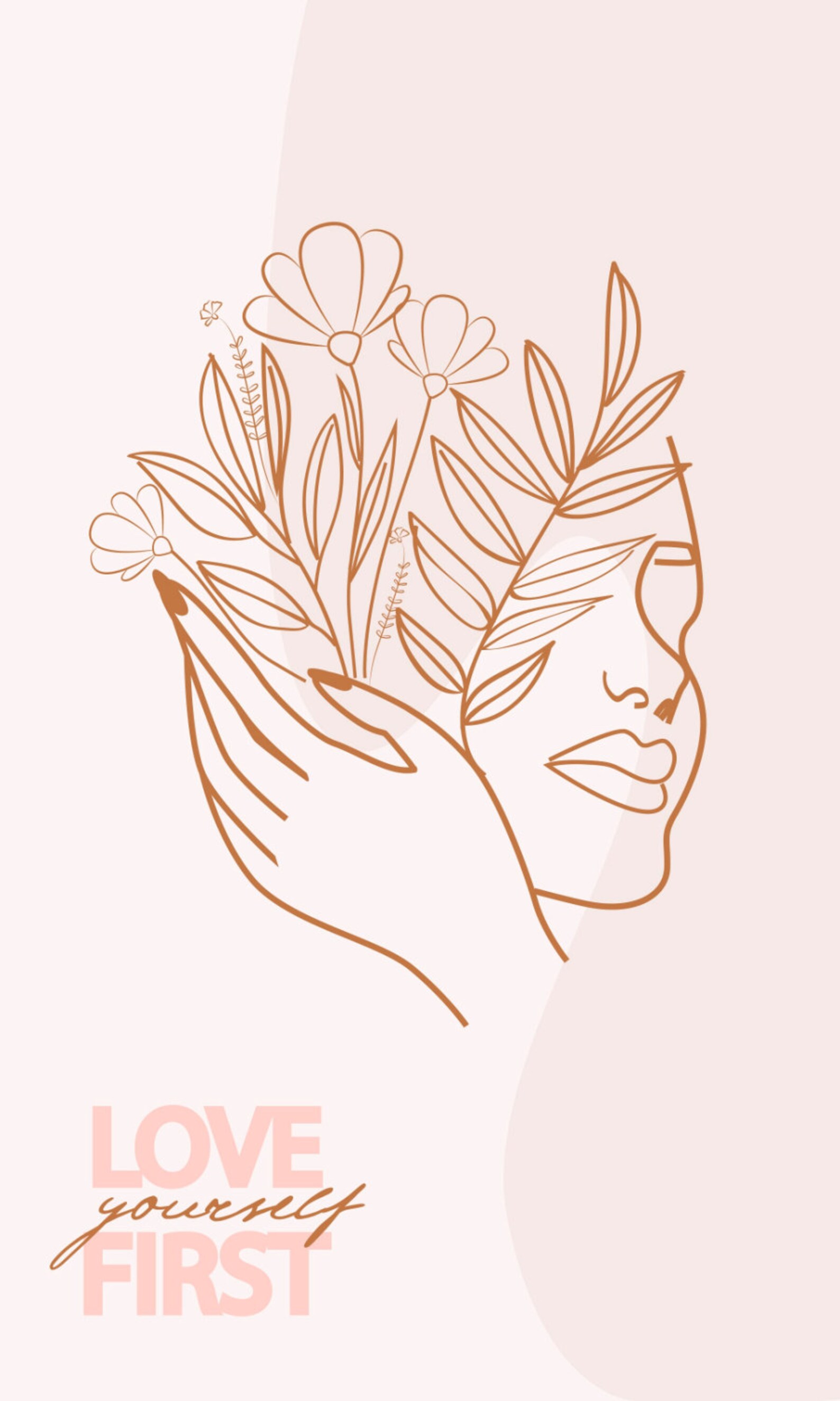 8 Positive Affirmations in a Blush Pink Color Scheme for Instant ...