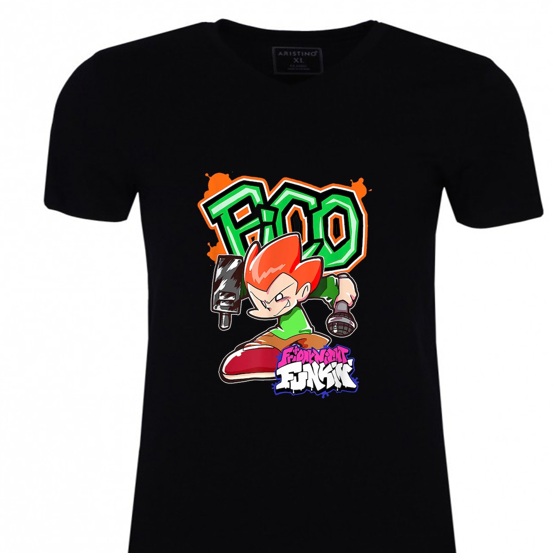 Friday Night Funkin Pico Logo Art Shirt Pico Games Pico | Etsy