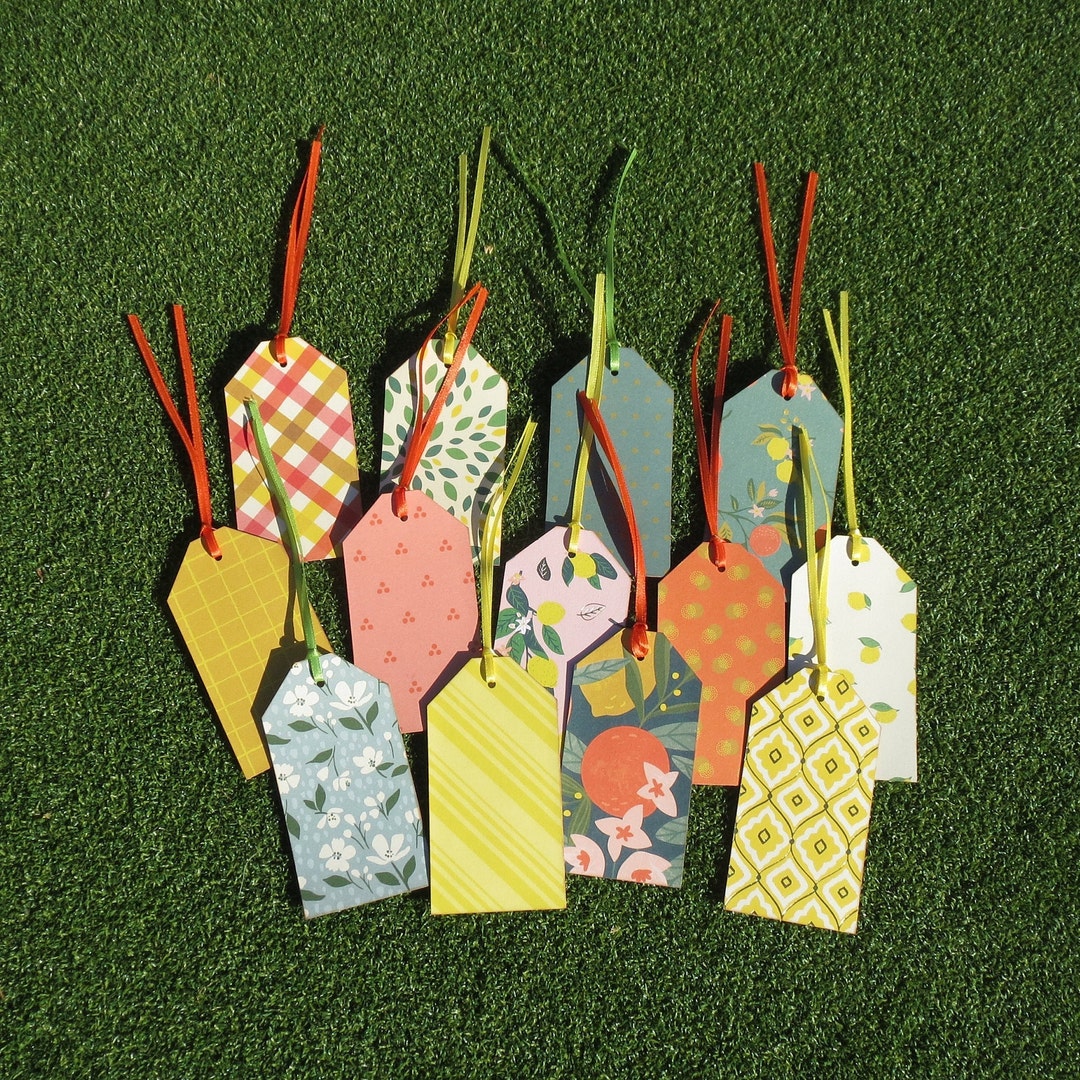 Set of 3 Gift Tags Patterned Gift Tags Birthday Gift Tags - Etsy