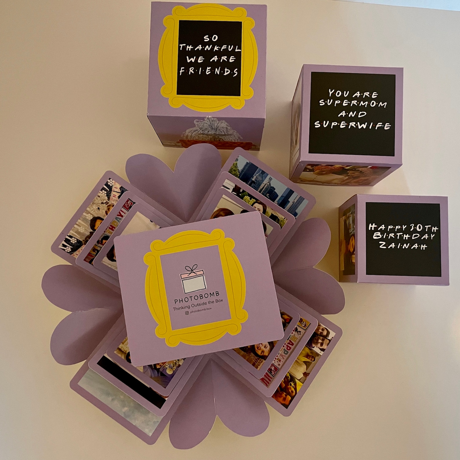 Customized Exploding Photo Box - Etsy