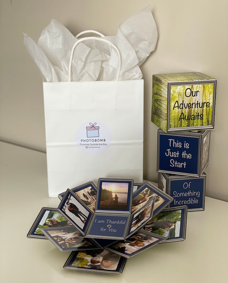 Customized Exploding Photo Box - Etsy