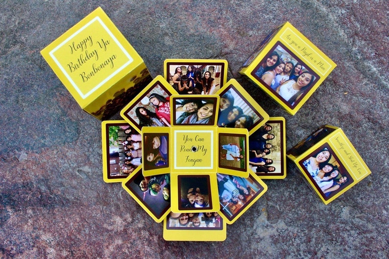 Customized Exploding Photo Box - Etsy