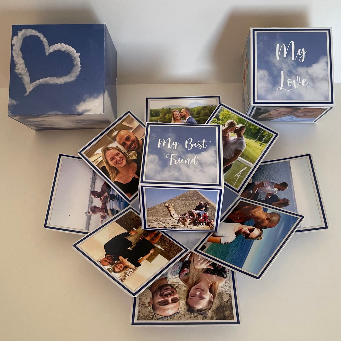 Customized Exploding Photo Box - Etsy