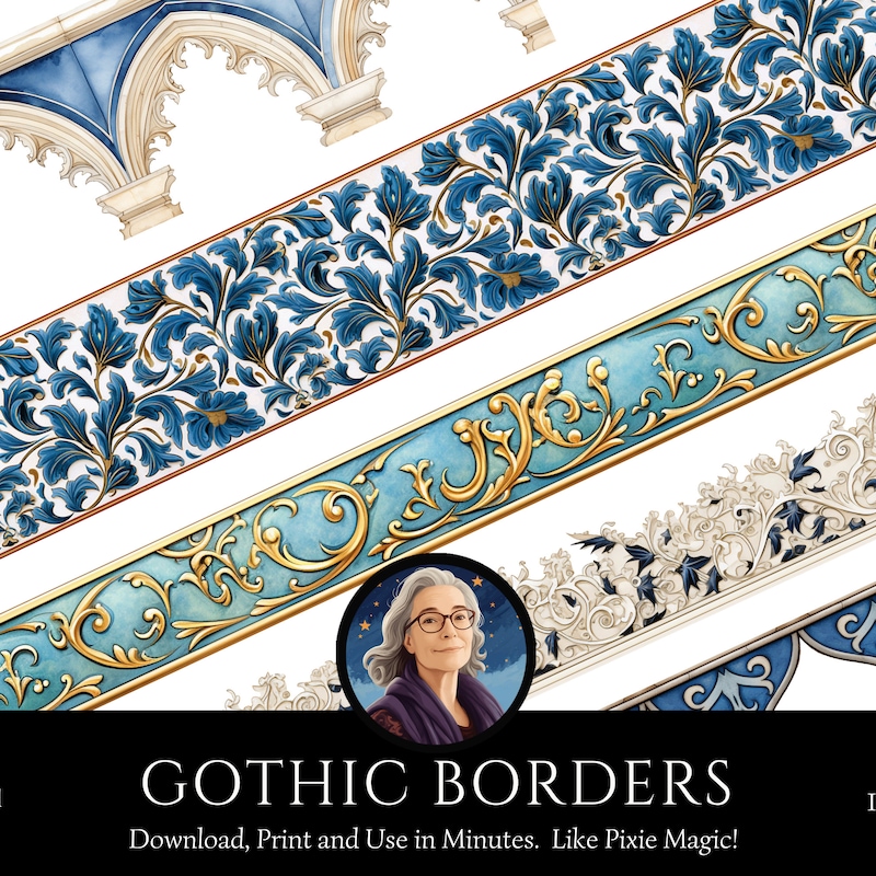 Medieval Dragon Borders - Etsy