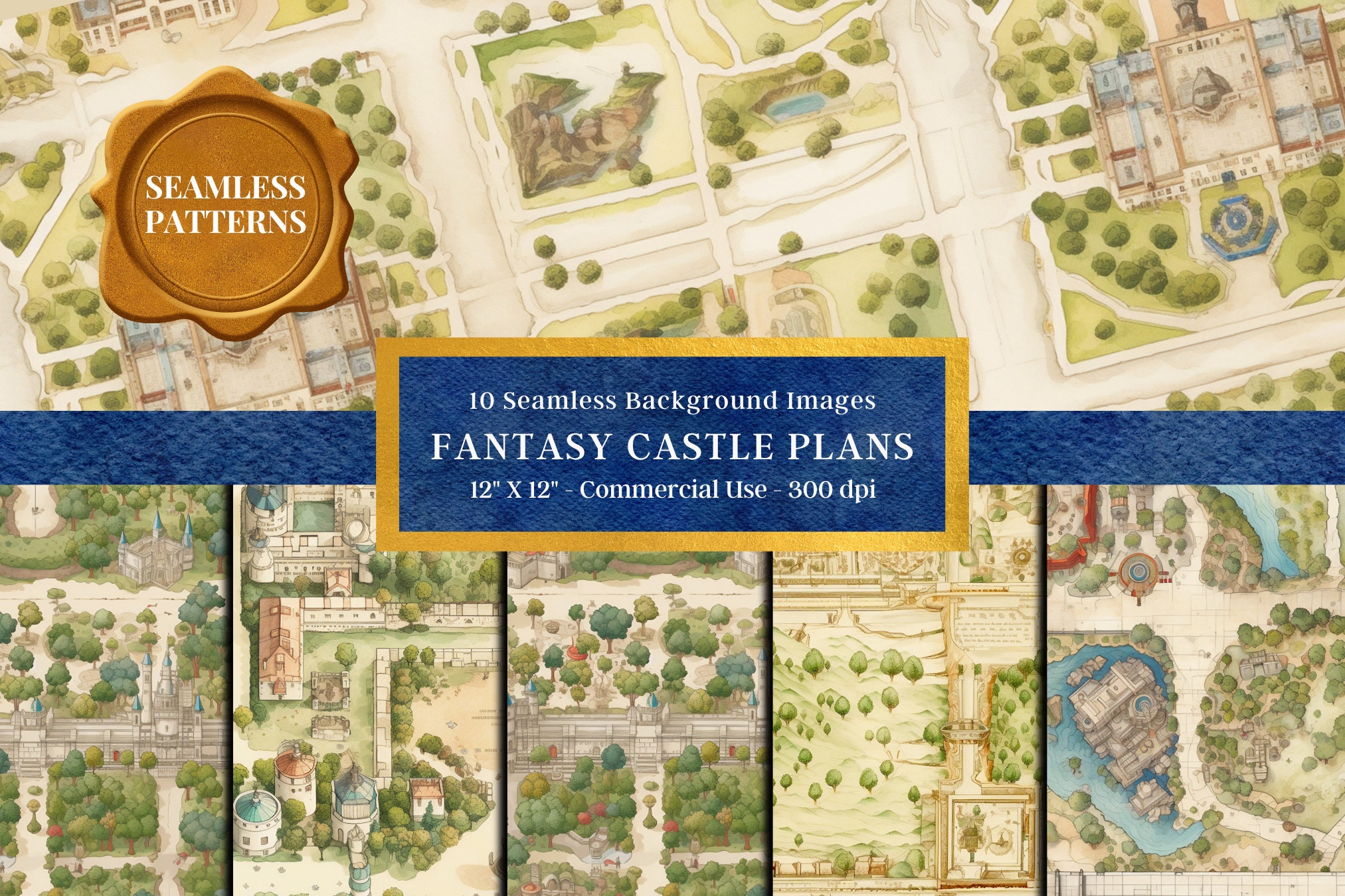 Fantasy Castle Blueprints