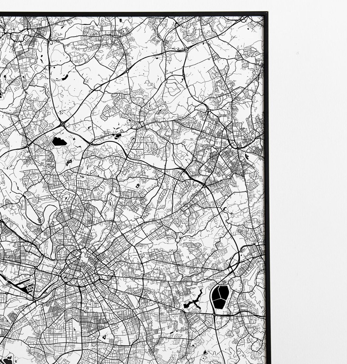 Manchester Map England Printable Manchester City Map - Etsy UK