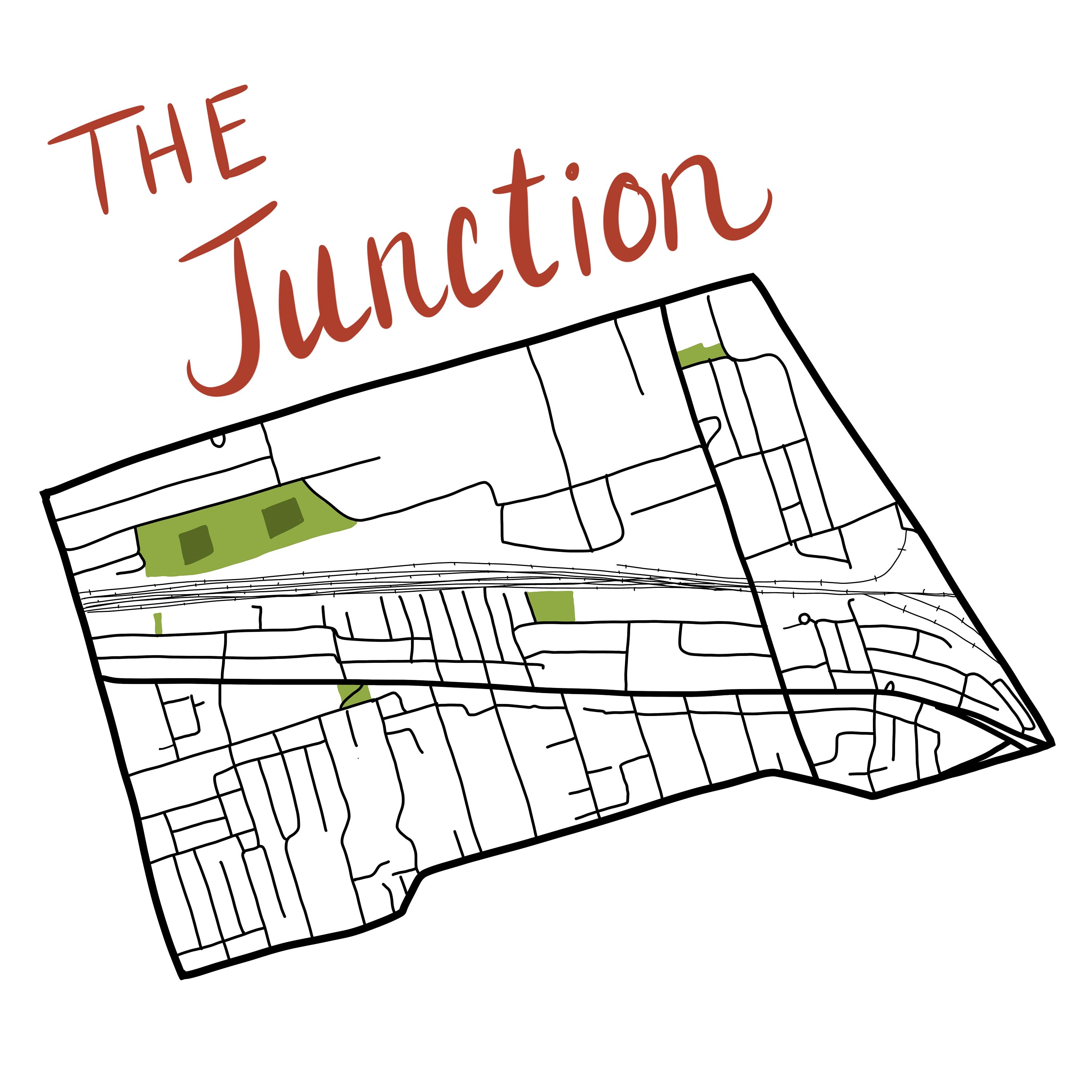 The Junction Hand Drawn Map • Toronto Neighbourhood • Digital Art Print ...
