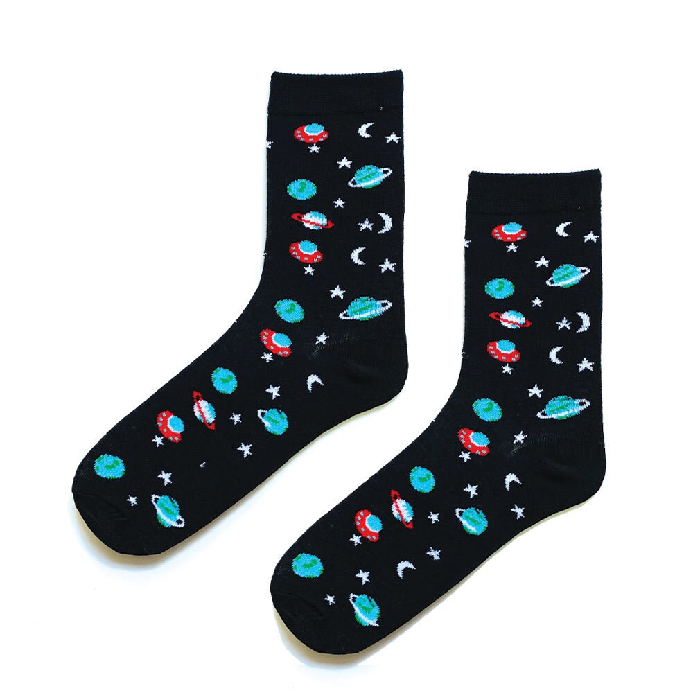 7 Pieces Design Socks Set Space Socks Fun Novelty Socks - Etsy