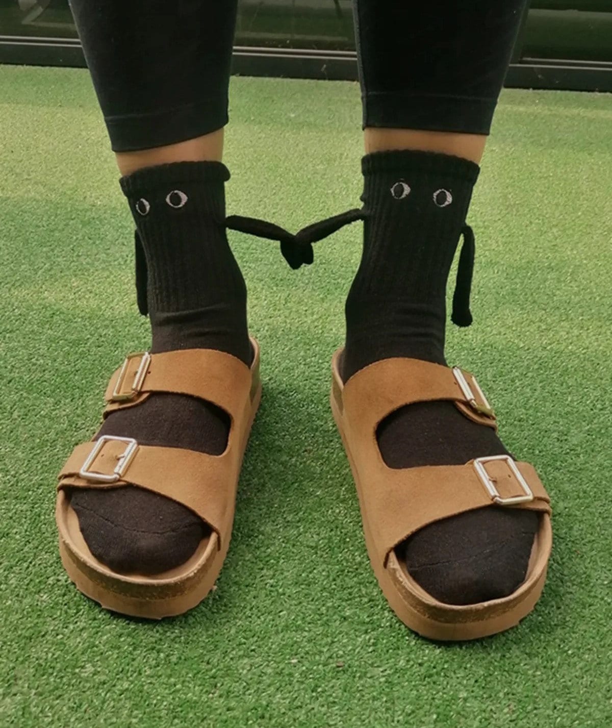 2 Pairs Lovers Holding Hands Socks, Couple Socks, Magnetic Socks ...