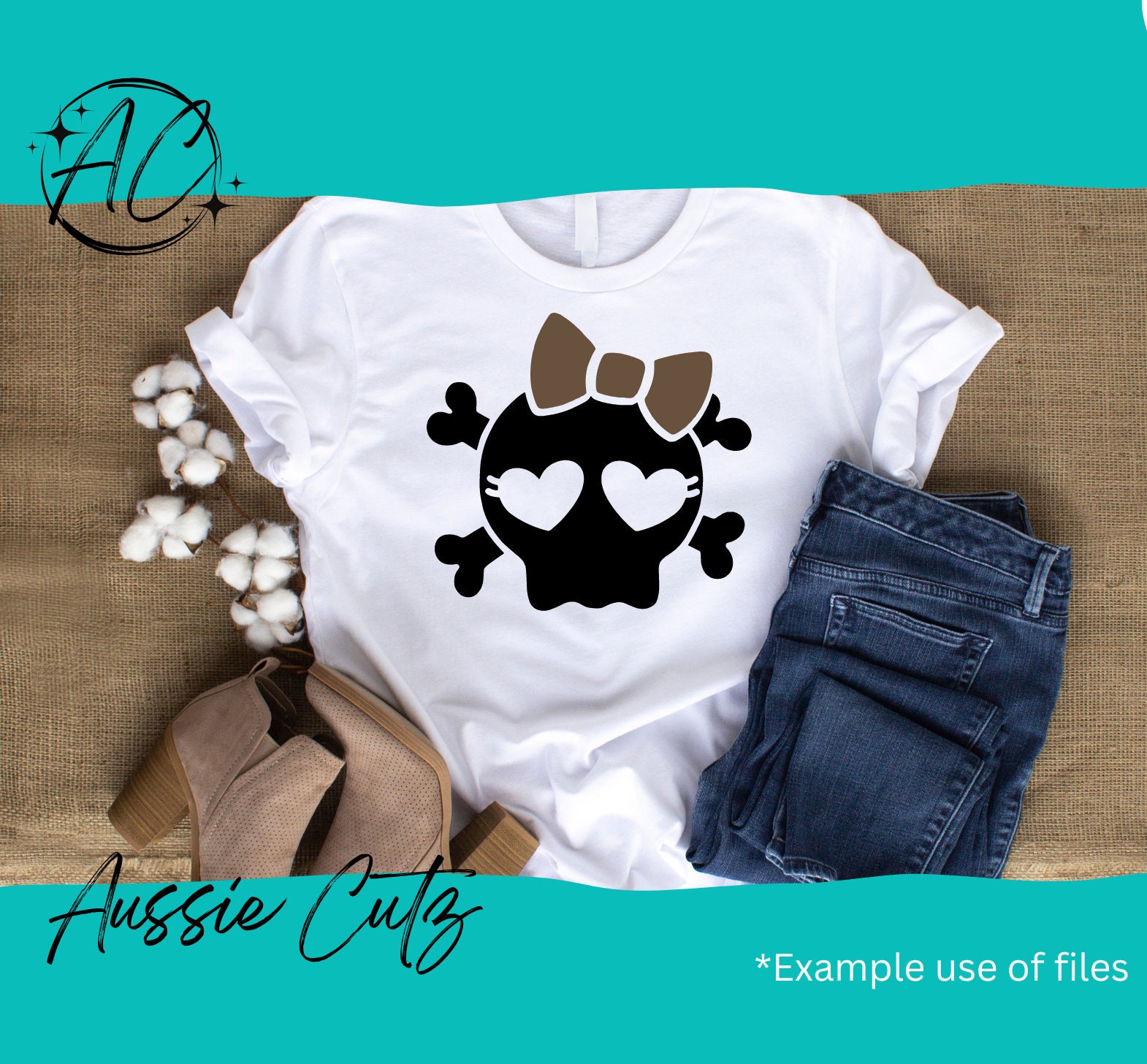 Cute Skullette With Bow SVG PNG Skullette Svg Girl Skull - Etsy