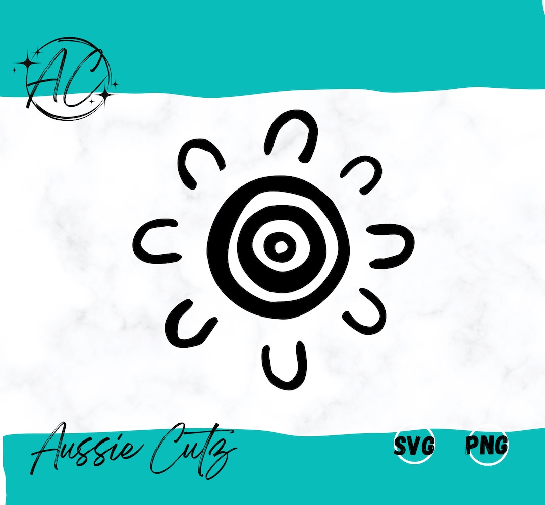 Family Meeting Place Aboriginal Symbols SVG File PNG File - Etsy