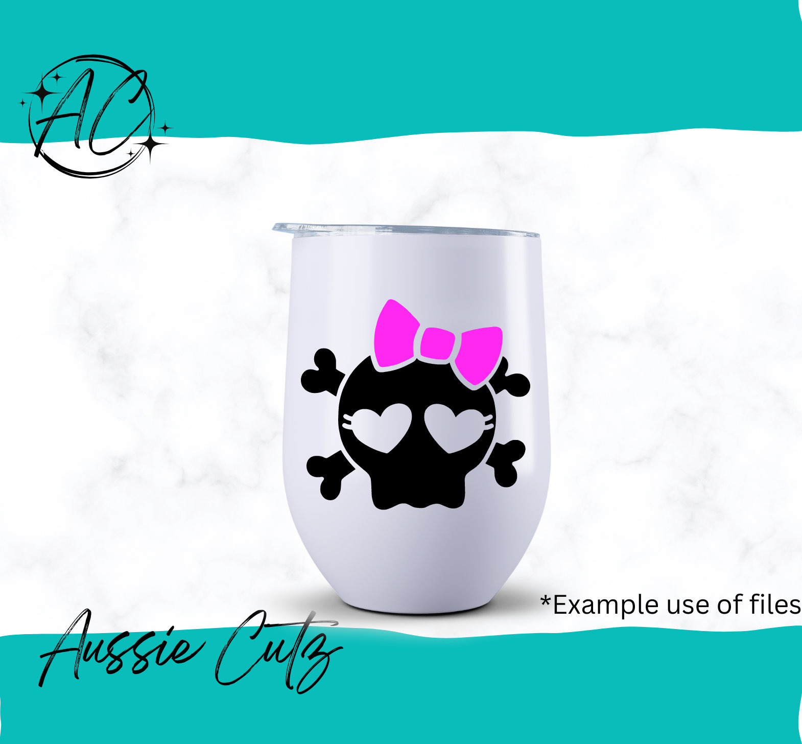 Cute Skullette With Bow SVG PNG Skullette Svg Girl Skull - Etsy